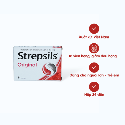 Strepsils Original (24 viên/hộp)