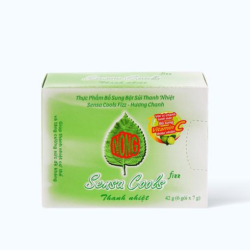 Bột sủi thanh nhiệt Sensa Cools (6 gói/hộp)