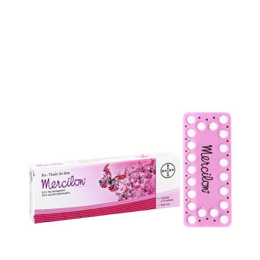 Thuốc tránh thai hàng ngày Mercilon (21 viên/hộp)