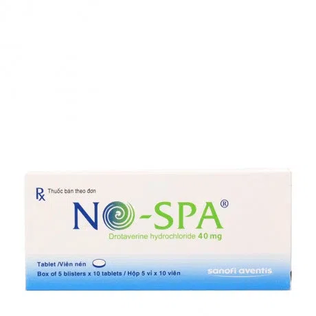 No-Spa 40mg (hộp 5 vỉ x 10 viên)