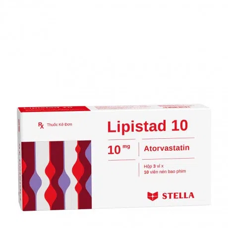 Lipistad 10mg (Hộp 3 vỉ x 10 viên)