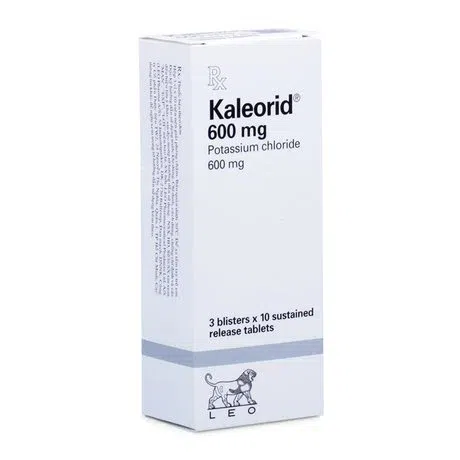 Kaleorid 600mg (3 vỉ x 10 viên)