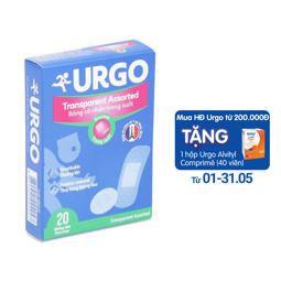 Băng cá nhân trong suốt Urgo Transparent (Hộp 20 miếng)