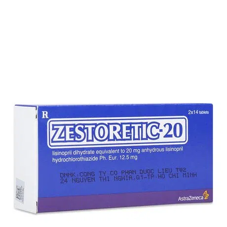 Zestoretic 20mg (2 vỉ x 14 viên)