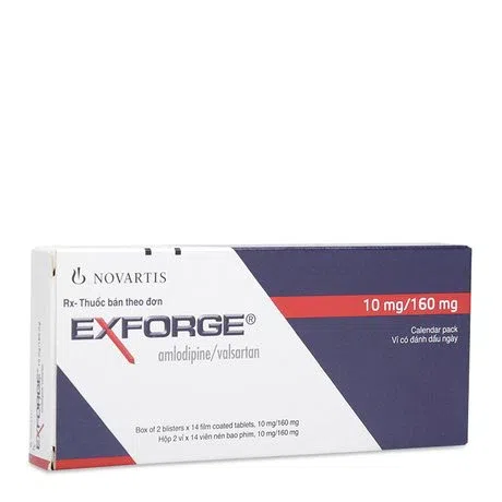 Exforge 10/160 - thuốc huyết áp exforge 10/160 - Tác dụng và chỉ định