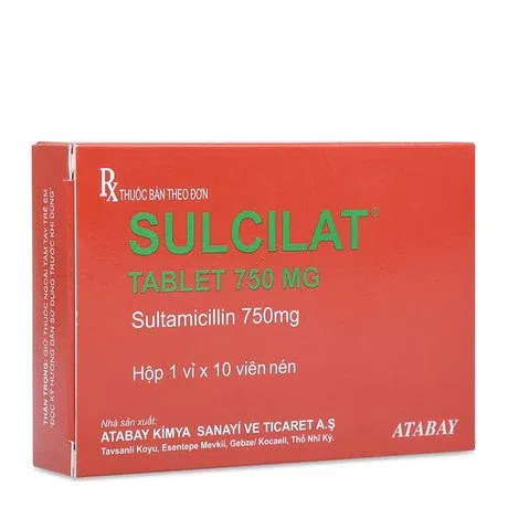 Sulcilat 750mg (Hộp 1 vỉ x 10 viên)