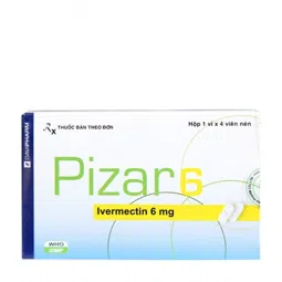 Pizar 6mg (Hộp 4 viên)
