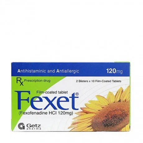 Fexet 120 mg ( Hộp 2 vỉ x 10 viên)