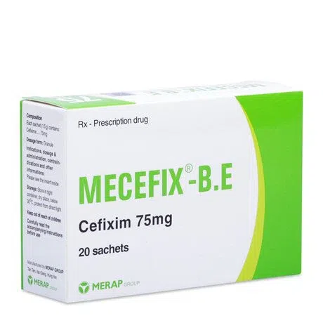 Mecefix 75mg (Hộp 20 gói)