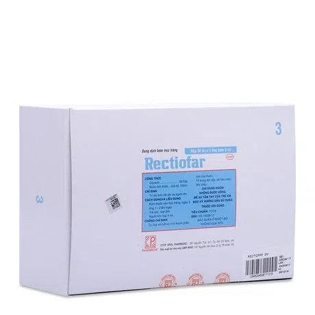 Rectiofar 3ml (Hộp 50 túi)