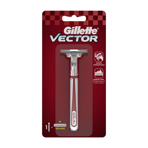 Dao cạo râu Gillette Vector Plus Razor 1Up (1 cái/vỉ)