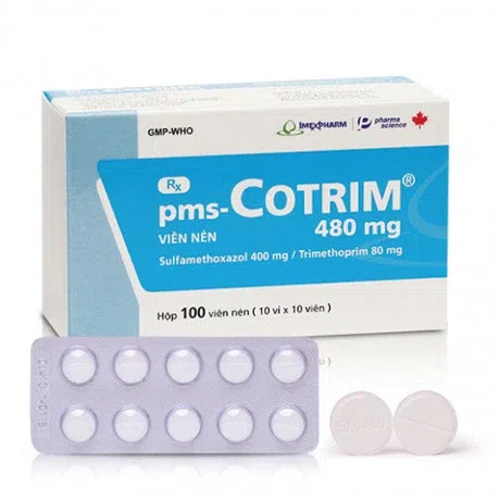 Cotrim 480mg (Hộp 10 vỉ x 10 viên)