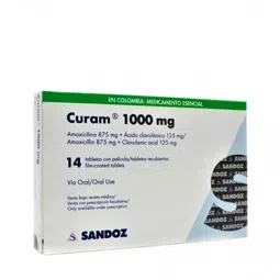 Curam 1000mg (Hộp 2 vỉx7Viên)