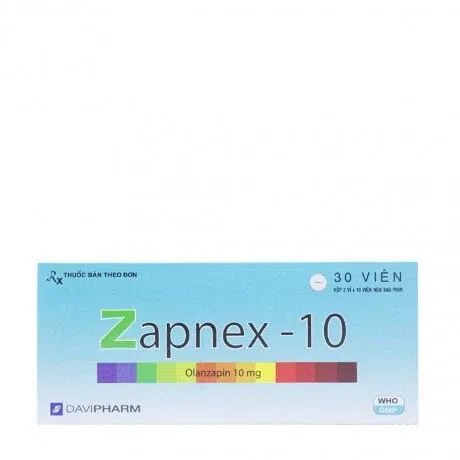 Zapnex 10mg (Hộp 3 vỉ x 10 viên)