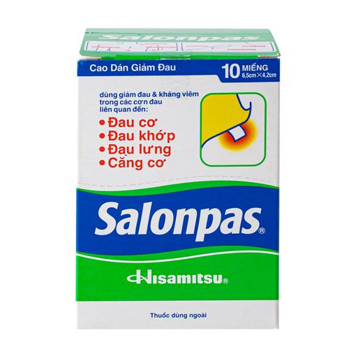 Salonpas (Hộp 24 bao x 10 miếng) (6.5cmx4.2cm)