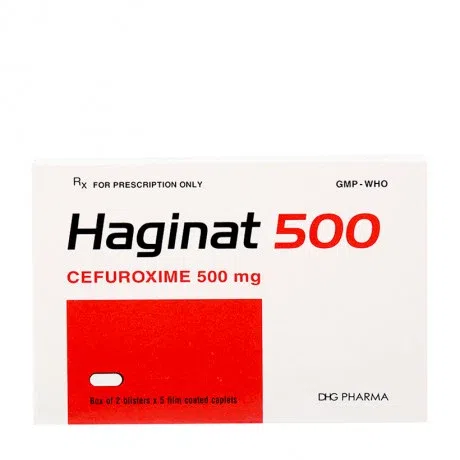 Haginat 500mg (Hộp 2 vỉ x 5 viên)