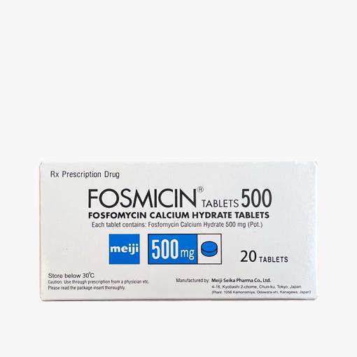 Fosmicin 500mg (2 vỉ x 10 viên/hộp)