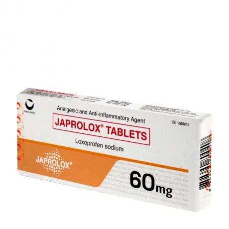 Japrolox Tablets 60mg (Hộp 2 vỉ x 10 viên)
