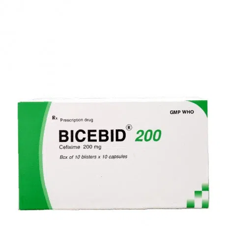 Bicebid 200mg (10 vỉ x 10 viên/hộp)