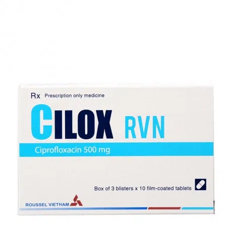 Cilox RVN 500mg (Hộp 3 vỉ x 10 viên)