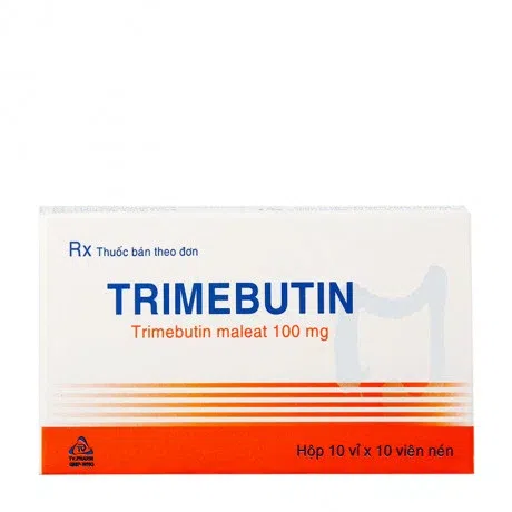 Trimebutin 100mg (10 vỉ x 10 viên/hộp)