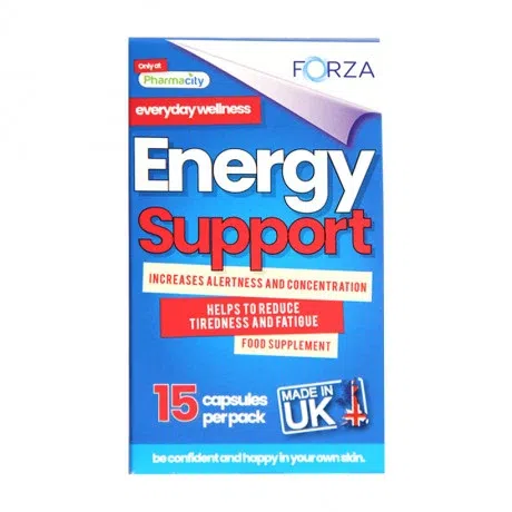 Thực phẩm bảo vệ sức khỏe FORZA Energy Support (Hộp 1 vỉ x 15 viên nang)