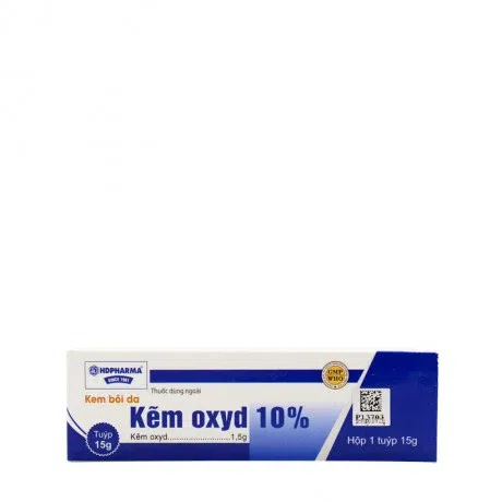 Kẽm oxyd 10% (Tuýp 15g)