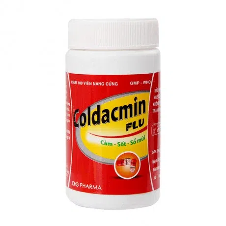 Coldacmin Flu (Chai 100 viên)
