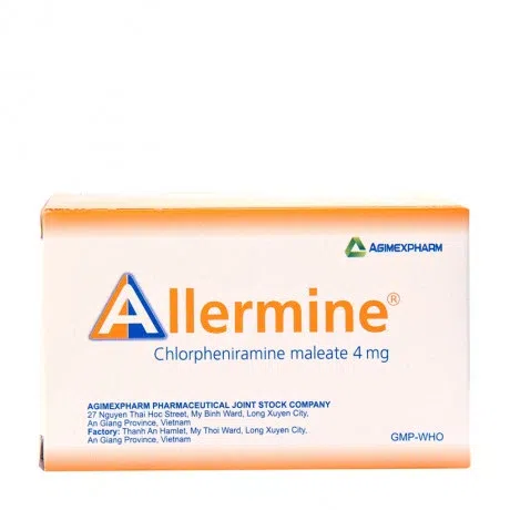 Allermine 4mg (Hộp 10 vỉ x 20)