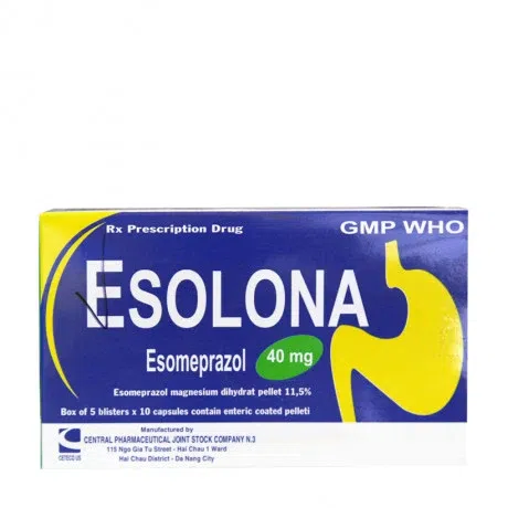 Esolona 40mg (Hộp 5 vỉ x 10 viên)
