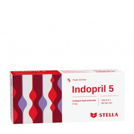 Indopril 5 (Hộp 3 vỉ x 10 viên)