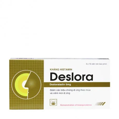 Deslora 5mg (3 vỉ x 10 viên/hộp)