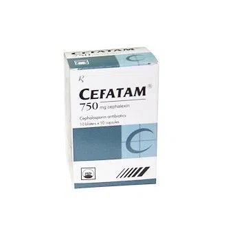 Cefatam 750mg (Hộp 10 vỉ x 10 viên)