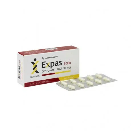 Expas Forte 80mg (Hộp 3 vỉ x 10 viên)
