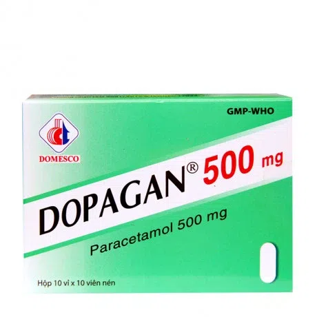 Dopagan 500mg (10 vỉ x 10 viên/hộp)