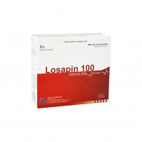 Losapin 100 (Hộp 3 vỉ x 10 viên)