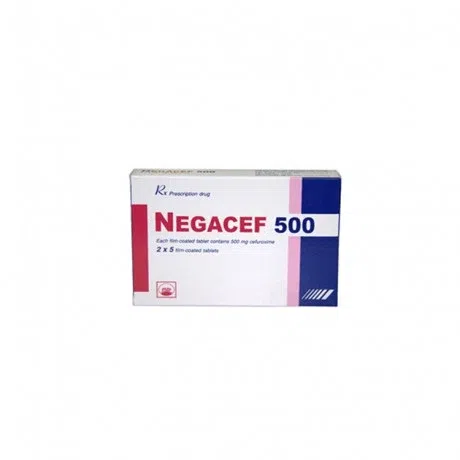 Negacef 500mg (Hộp 2 vỉ x 5 viên)