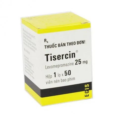 Tisercin Egis Pharma 25mg (Chai 50 viên)