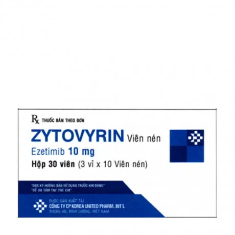 Zytovyrin 10mg ( Hộp 3 vỉ x 10 viên)