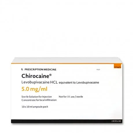 Chirocaine 5mg/ml (Hộp 10 ống x 10ml)