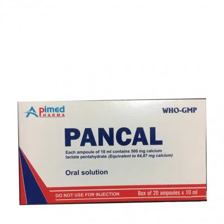 Pancal (Hộp 20 ống x 10ml)