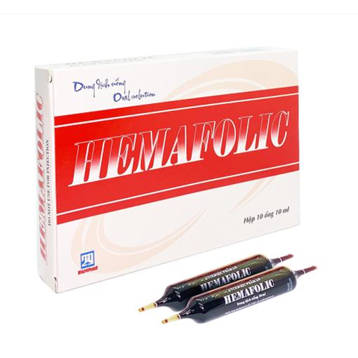Hemafolic 10ml (Hộp 10 ống)