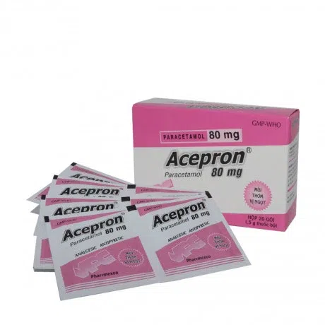 Acepron 80 (hộp 20 gói X 1,5g)