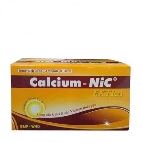 Calcium - NIC plus (Hộp 2 vỉ x 5 ống)