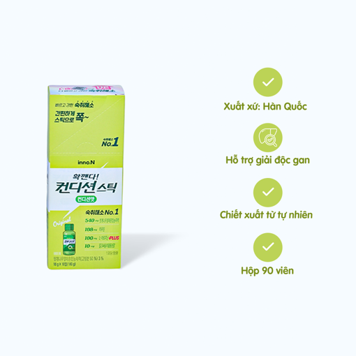 Thạch Kolmar Khúng Khéng Condition Stick Vị Tự Nhiên Hỗ trợ giải độc ...