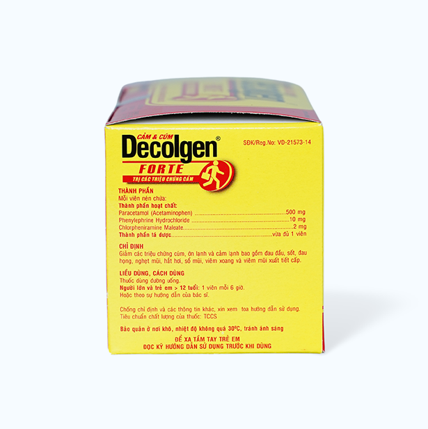 Decolgen Forte (25 vỉ x 4 viên nén)