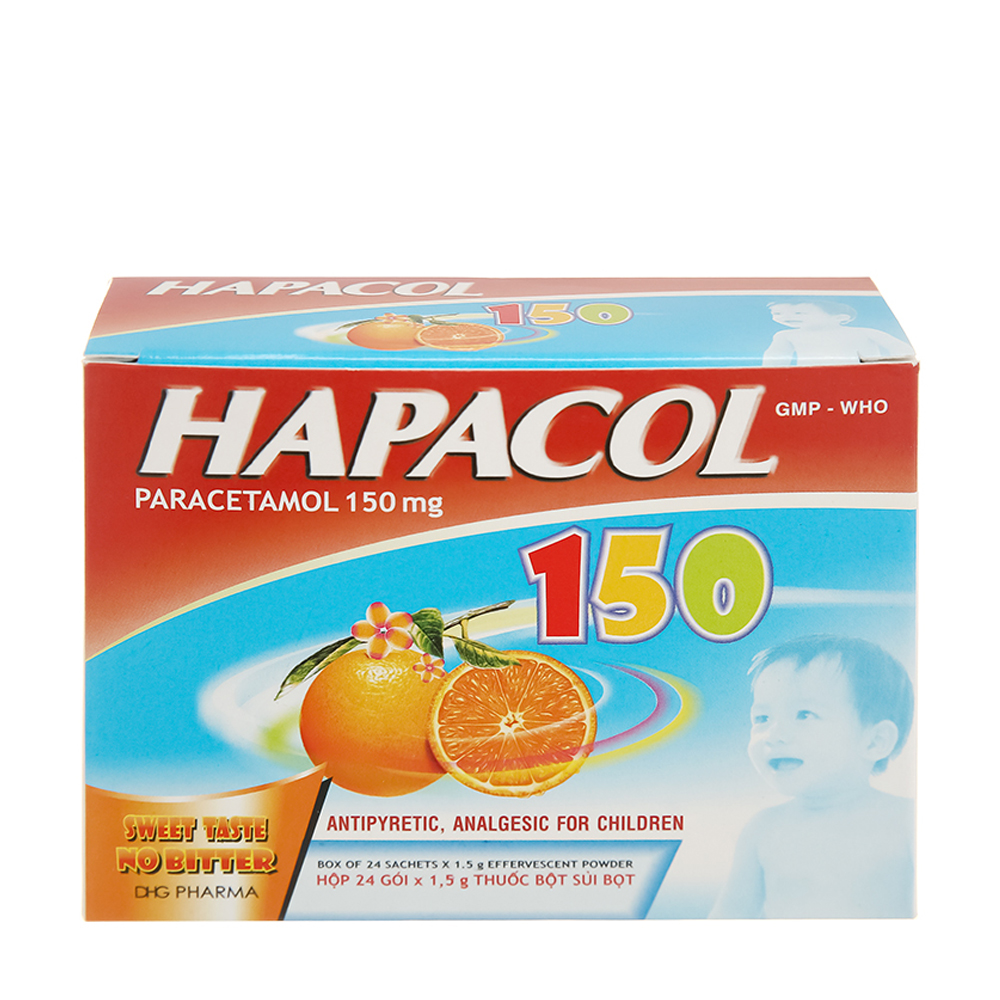 Hapacol 150 (Hộp 24 gói)
