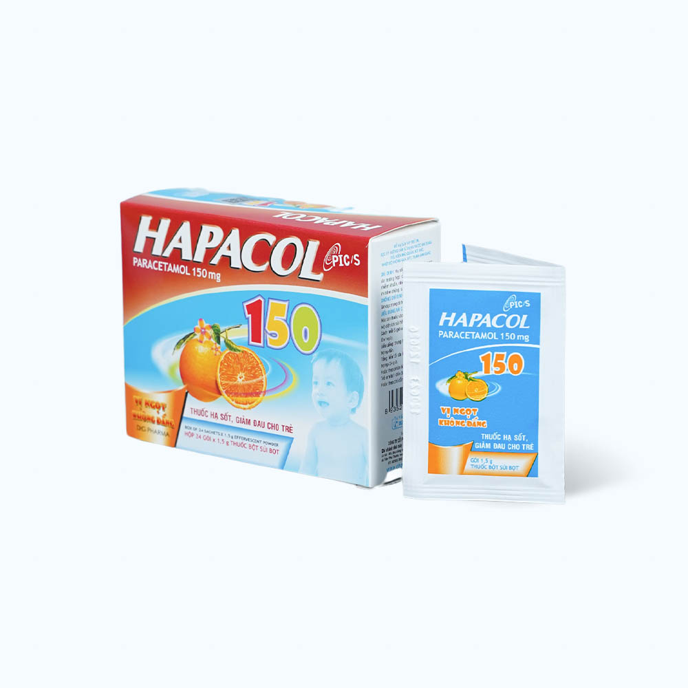 Hapacol 150 (Hộp 24 gói)