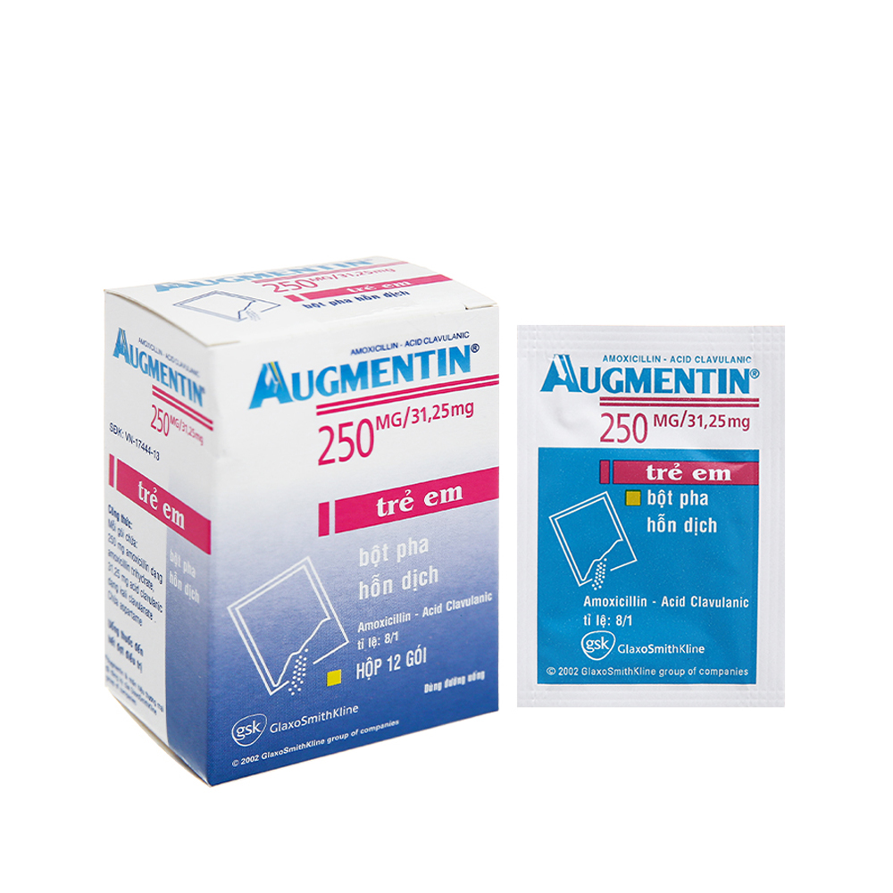 Augmentin 250mg (Hộp 12 gói)