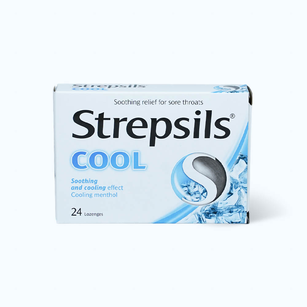 Strepsils Cool (24 viên/hộp)
